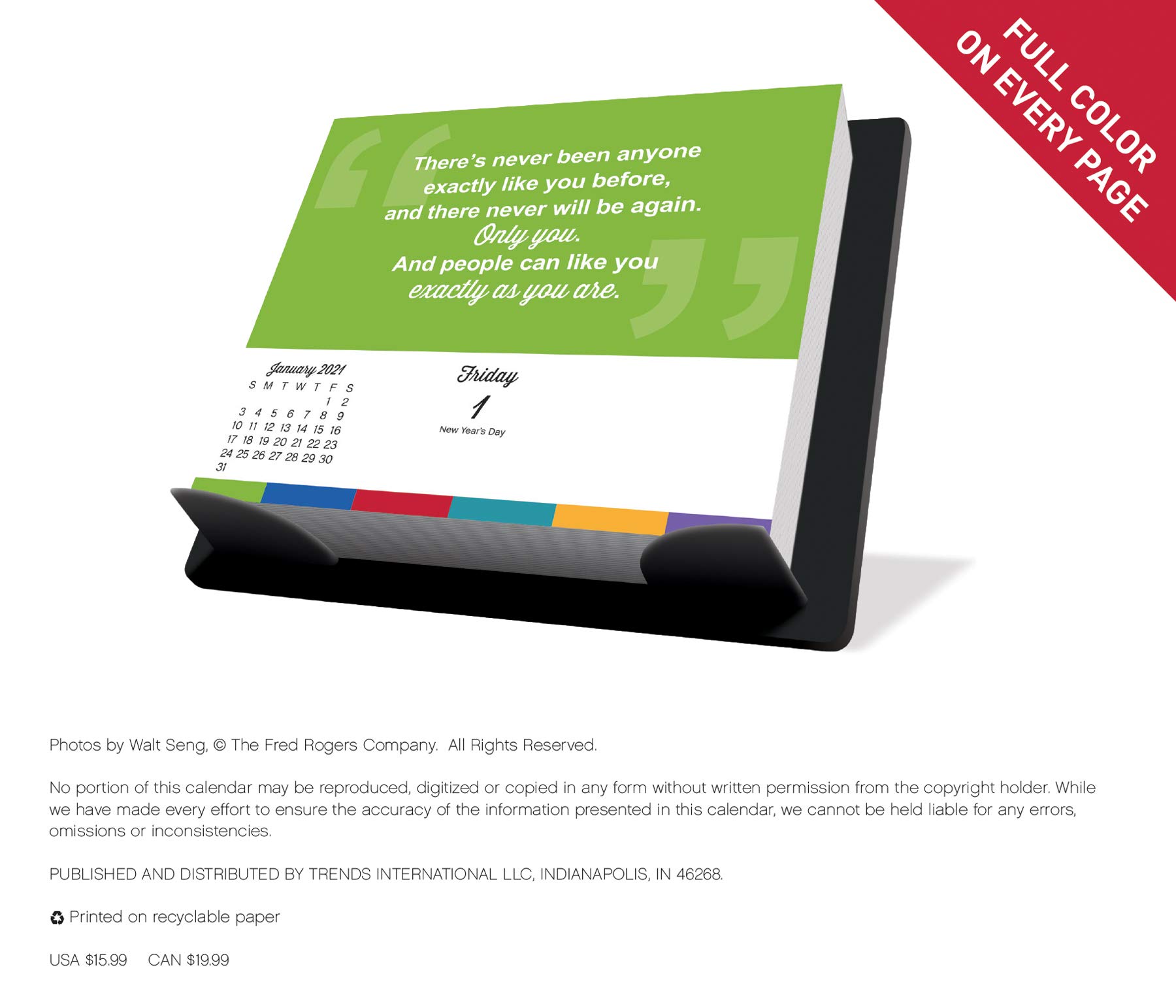 Mister Rogers 2021 Calendar
