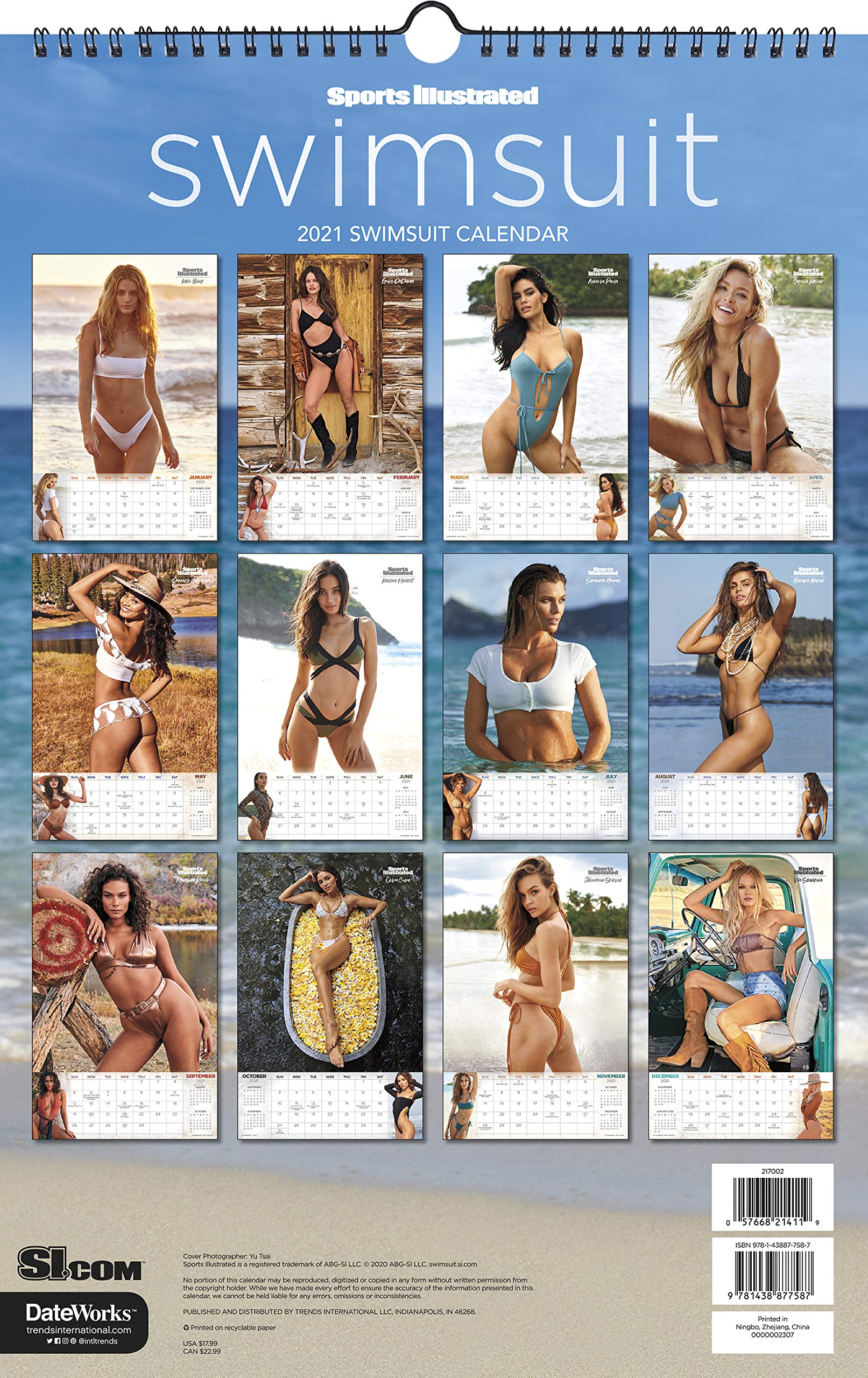2021 Sports Illustrated Swimsuit Oversized - 11" x 17" Calendar