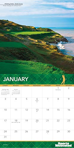 2021 Sports Illustrated Golf Courses Wall Calendar