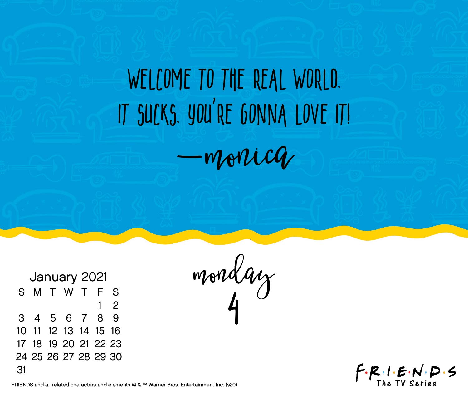 Friends Calendar: The TV Series