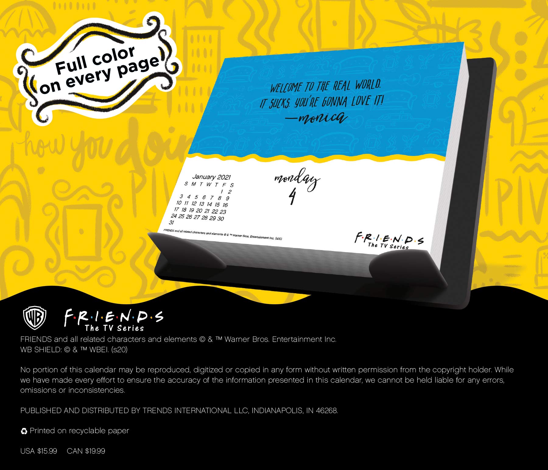 Friends Calendar: The TV Series