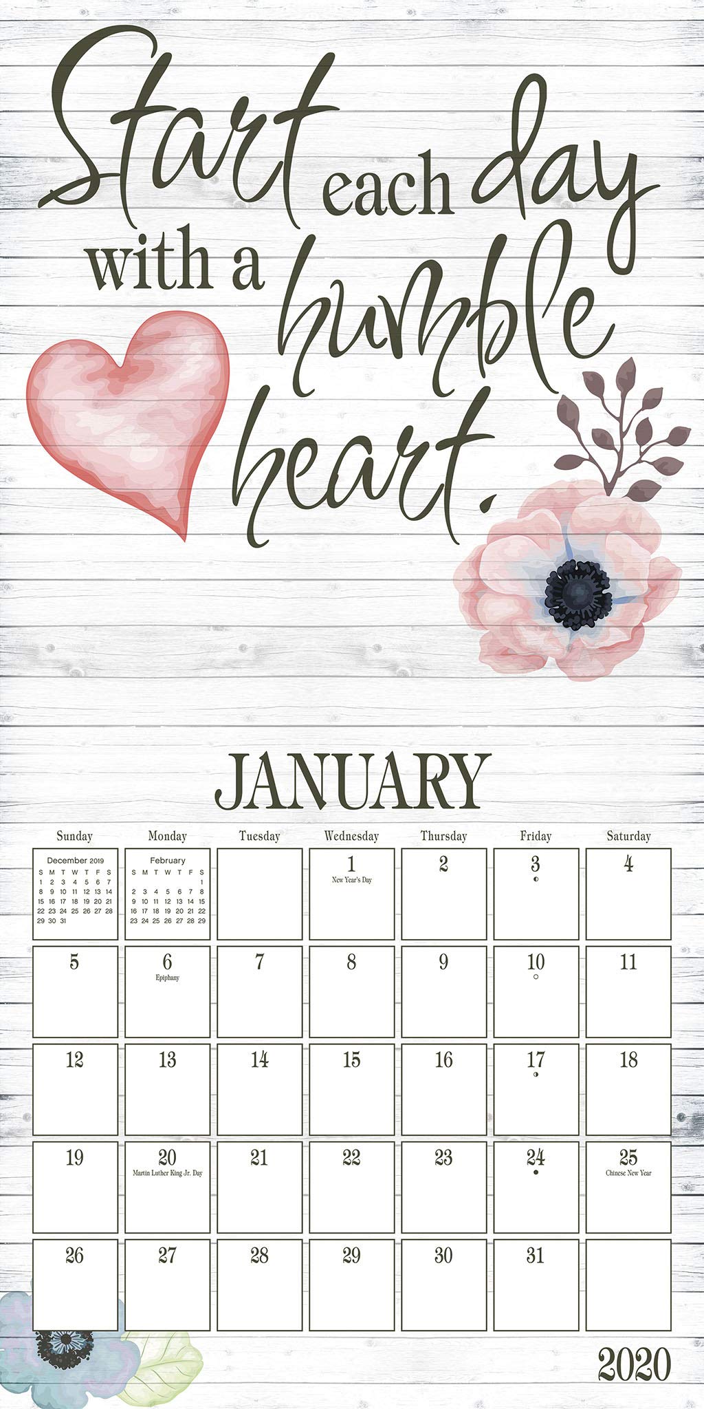 Farmhouse 2020 Wall Calendar