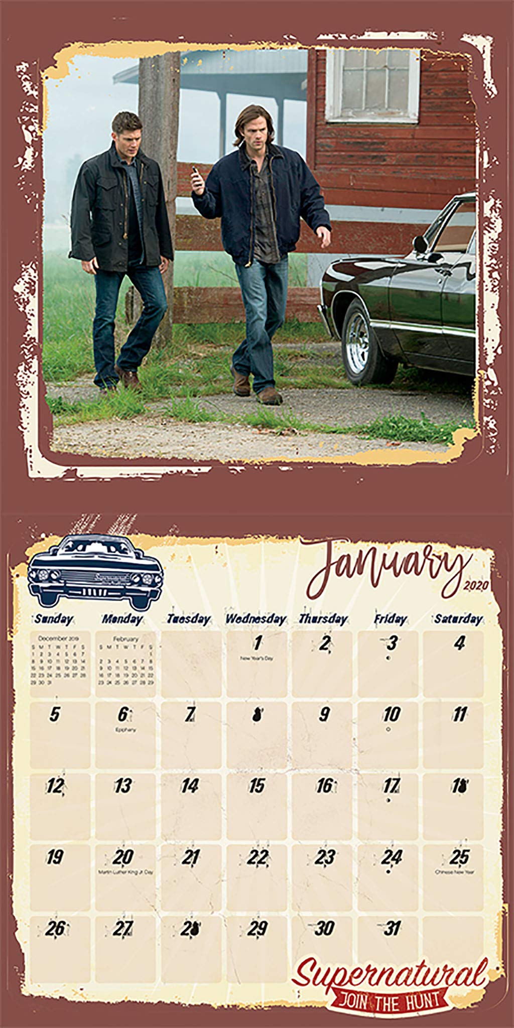 Supernatural 2020 Calendar: Join the Hunt
