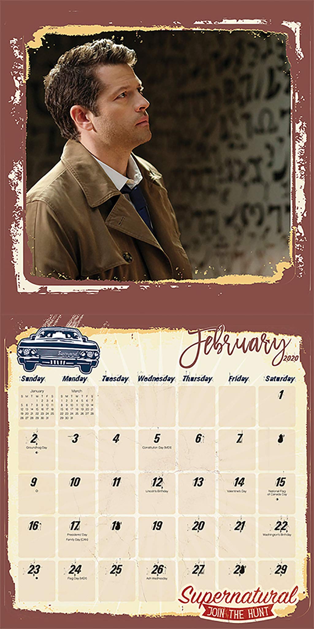 Supernatural 2020 Calendar: Join the Hunt