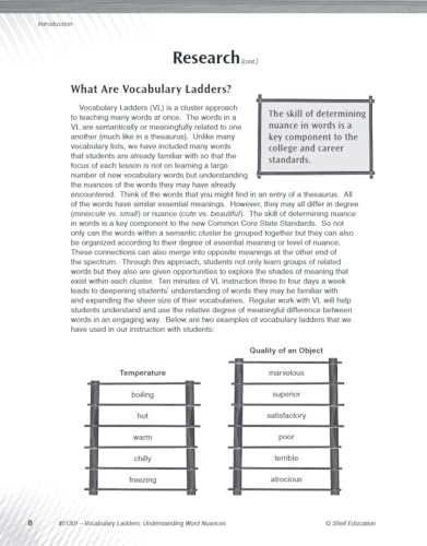 Vocabulary Ladders