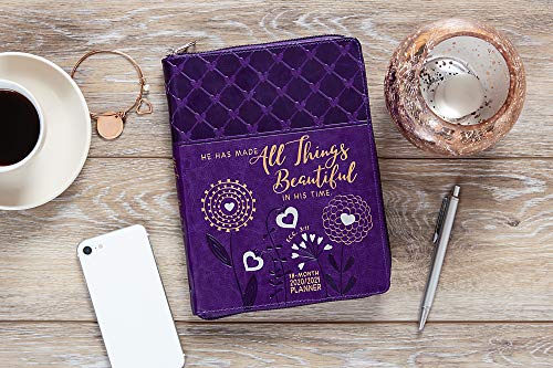 All Things Beautiful 2021 Planner: 18-Month Ziparound Planner