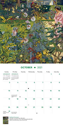 Impressionist Blooms 2021 Mini Wall Calendar