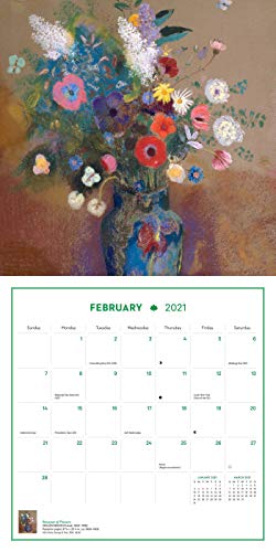 Impressionist Blooms 2021 Wall Calendar