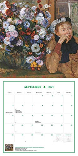 Impressionist Blooms 2021 Wall Calendar