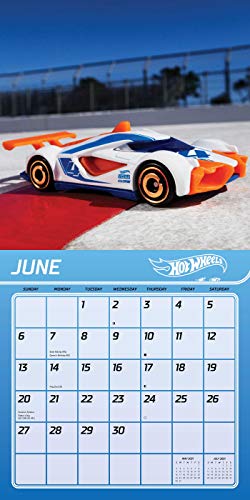 Hot Wheels 2021 Wall Calendar