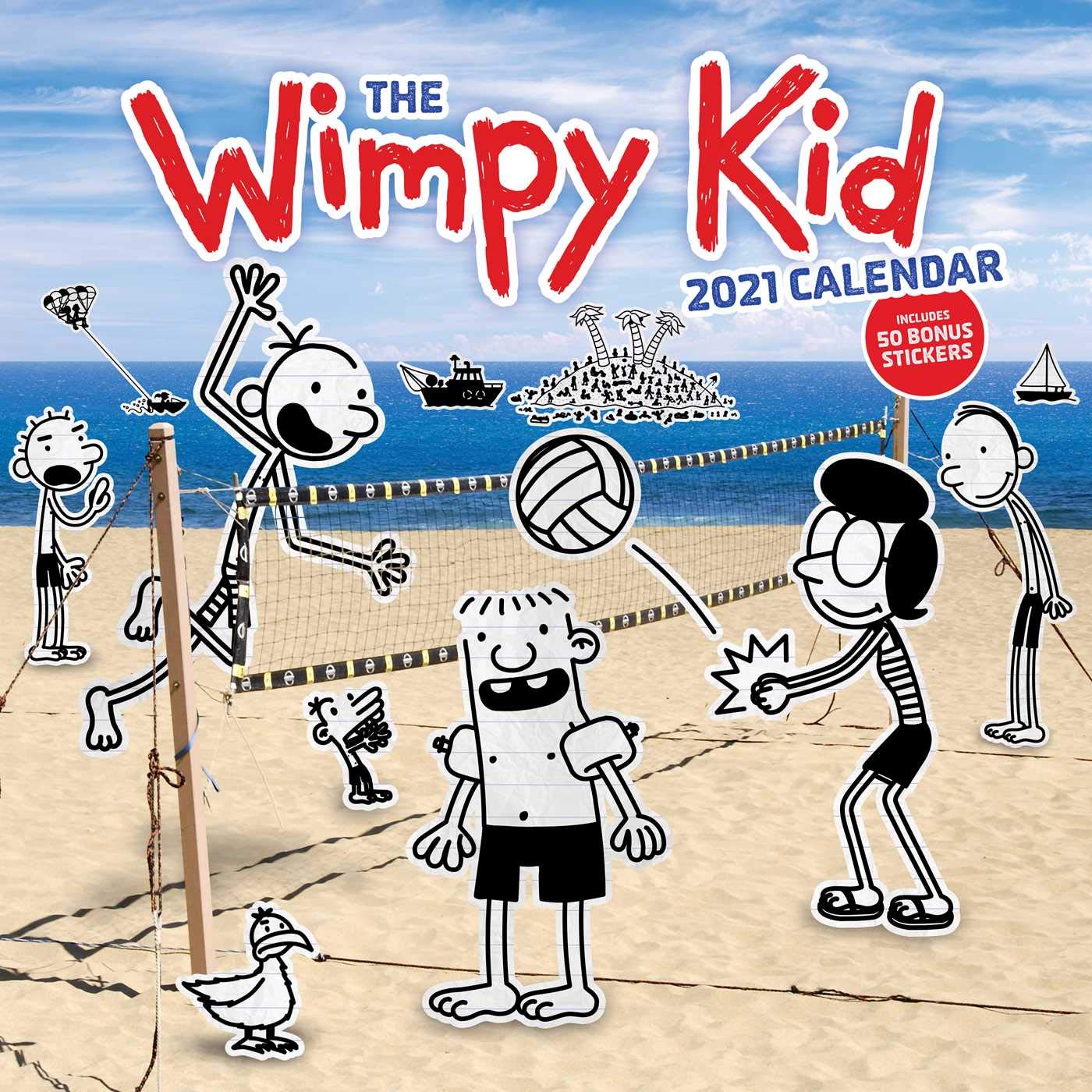 Wimpy Kid 2021 Wall Calendar