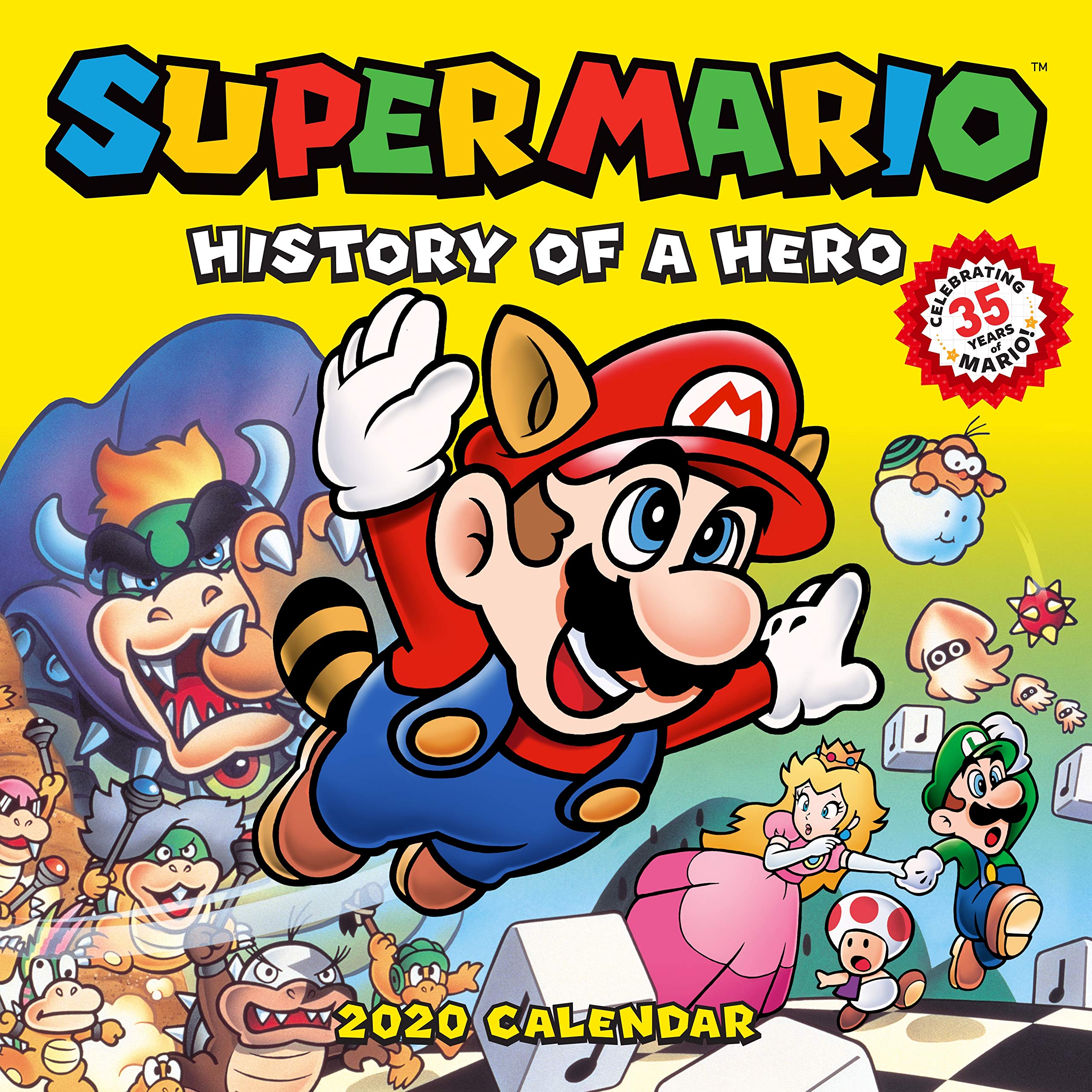 Super Mario 2020 Wall Calendar: History of a Hero