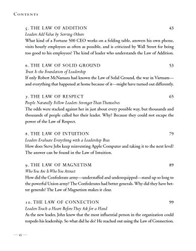 The 21 Irrefutable Laws of Leadership Workbook: Revised & Updated