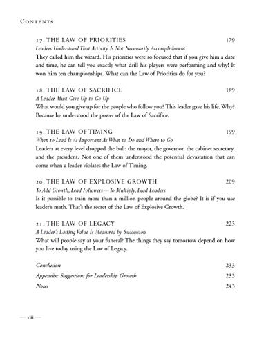 The 21 Irrefutable Laws of Leadership Workbook: Revised & Updated