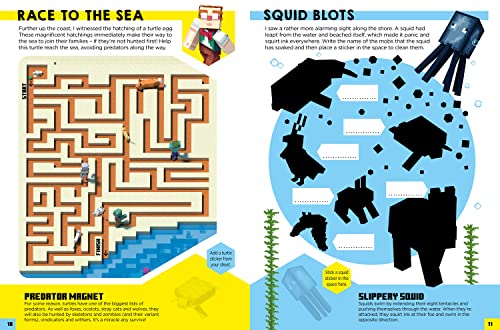 Minecraft Animals Sticker Fact File