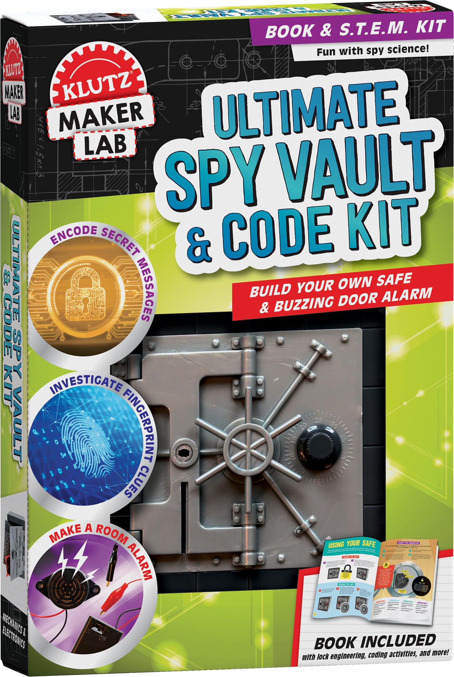 Klutz Ultimate Spy Vault & Code Kit: Maker Lab STEM Kit