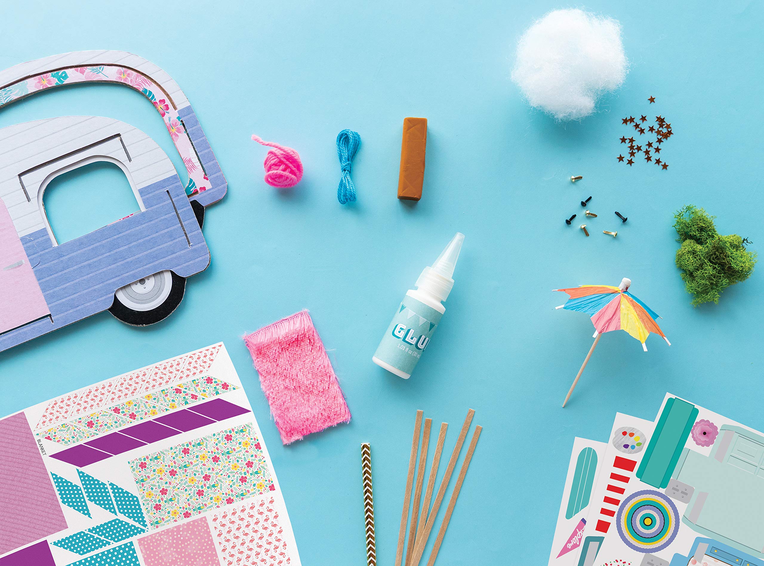 Klutz Make Your Own Tiny Camper Craft Kit