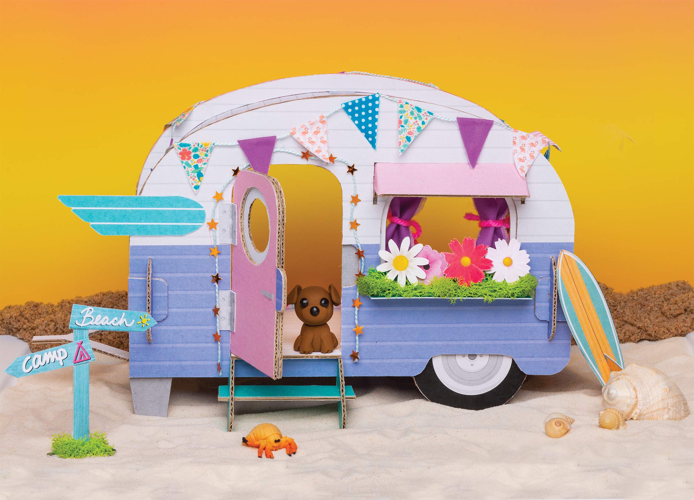 Klutz Make Your Own Tiny Camper Craft Kit