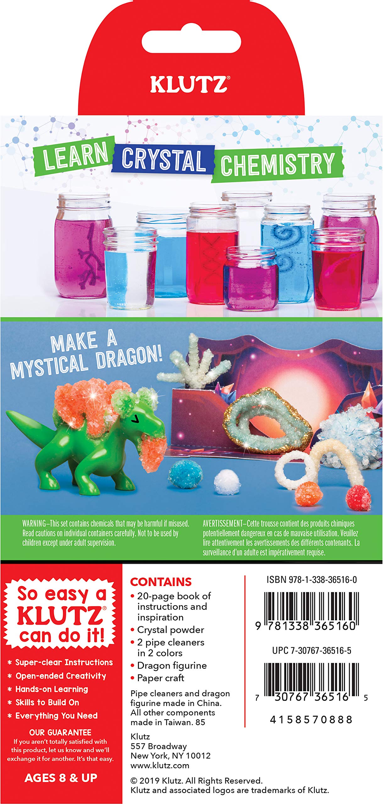 Klutz Crystal Dragon Craft & Science Kit