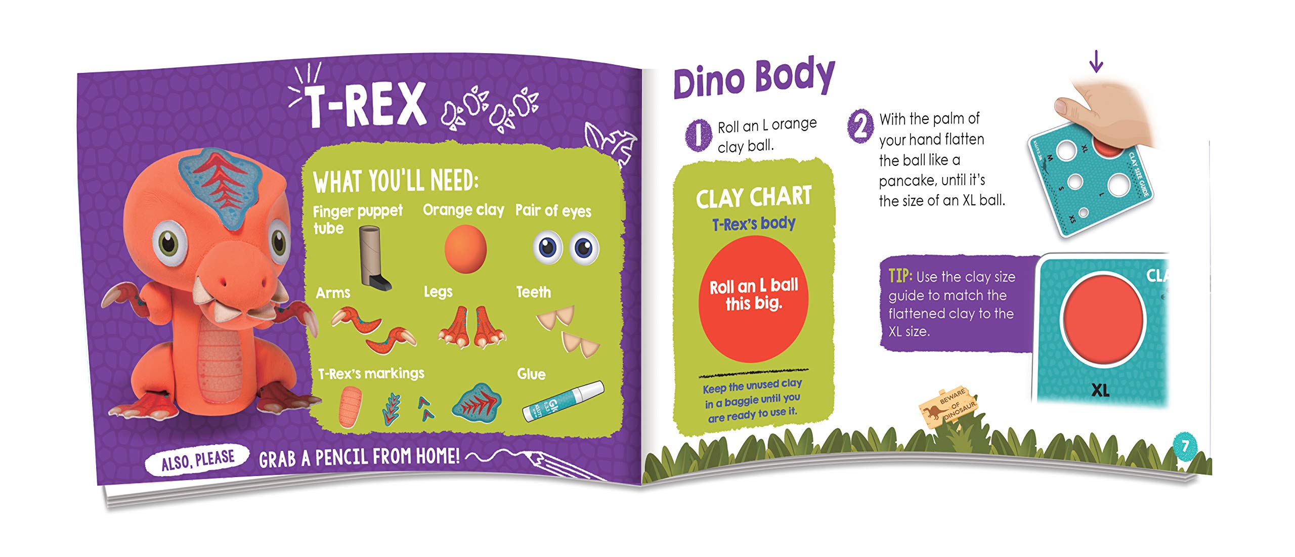 My Dino Finger Puppets (Klutz Jr. Craft Kit)