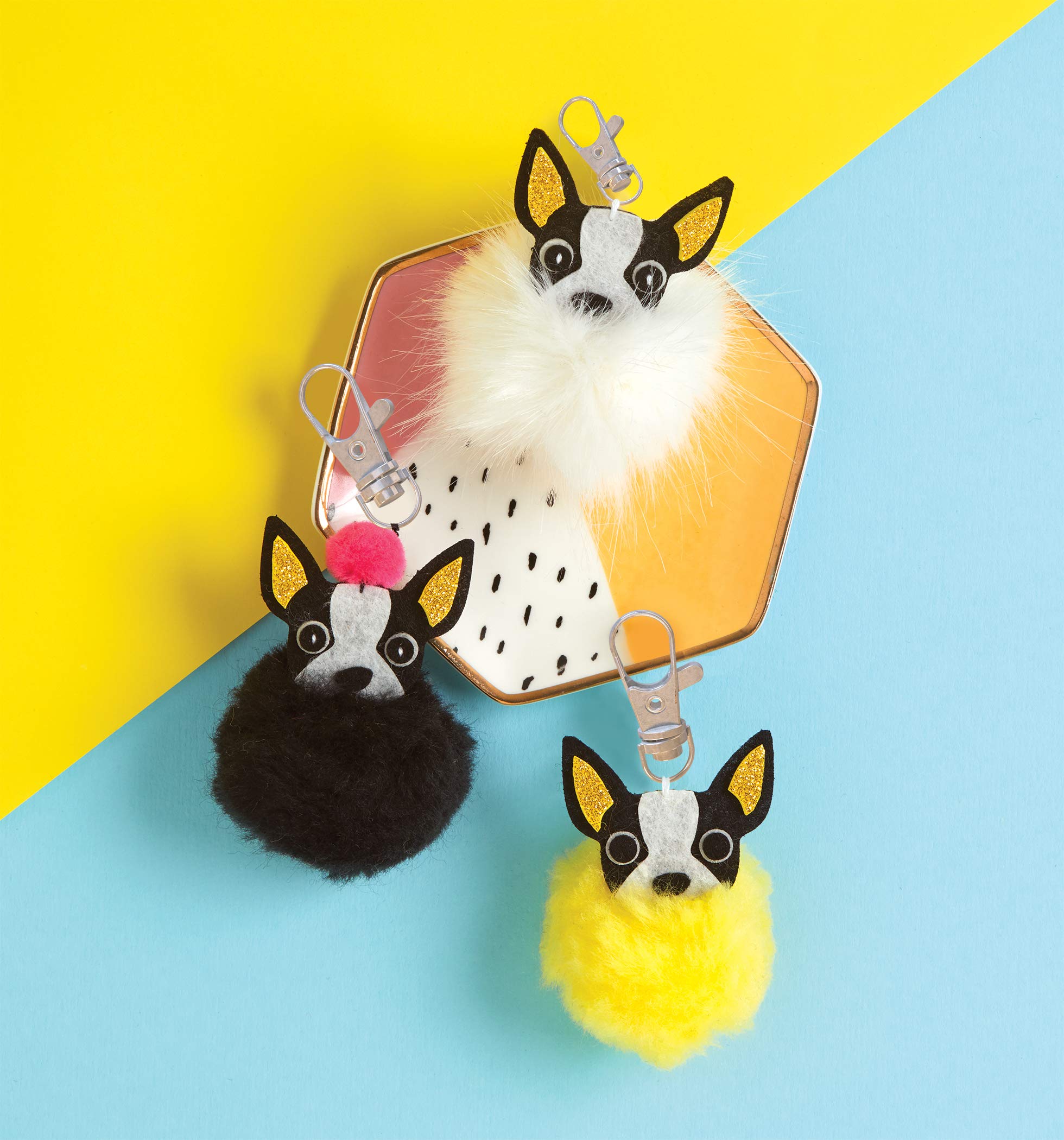 Klutz Pom-Pom Backpack Clips Craft Kit
