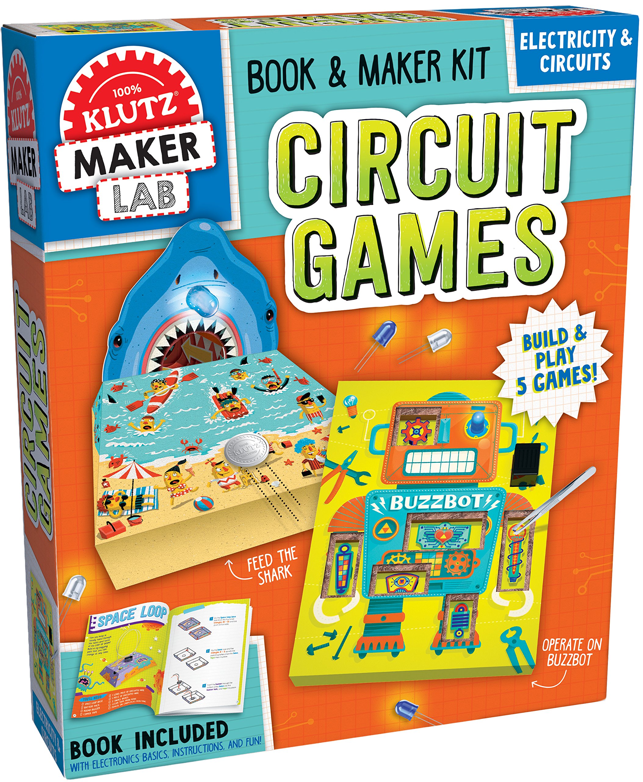 Circuit Games: Maker Lab (Klutz STEM Kit)