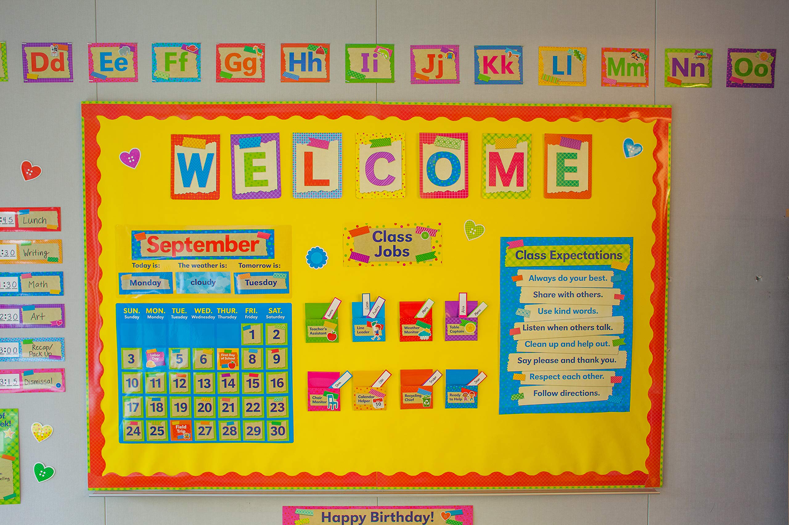 Tape It Up! Class Jobs Bulletin Board