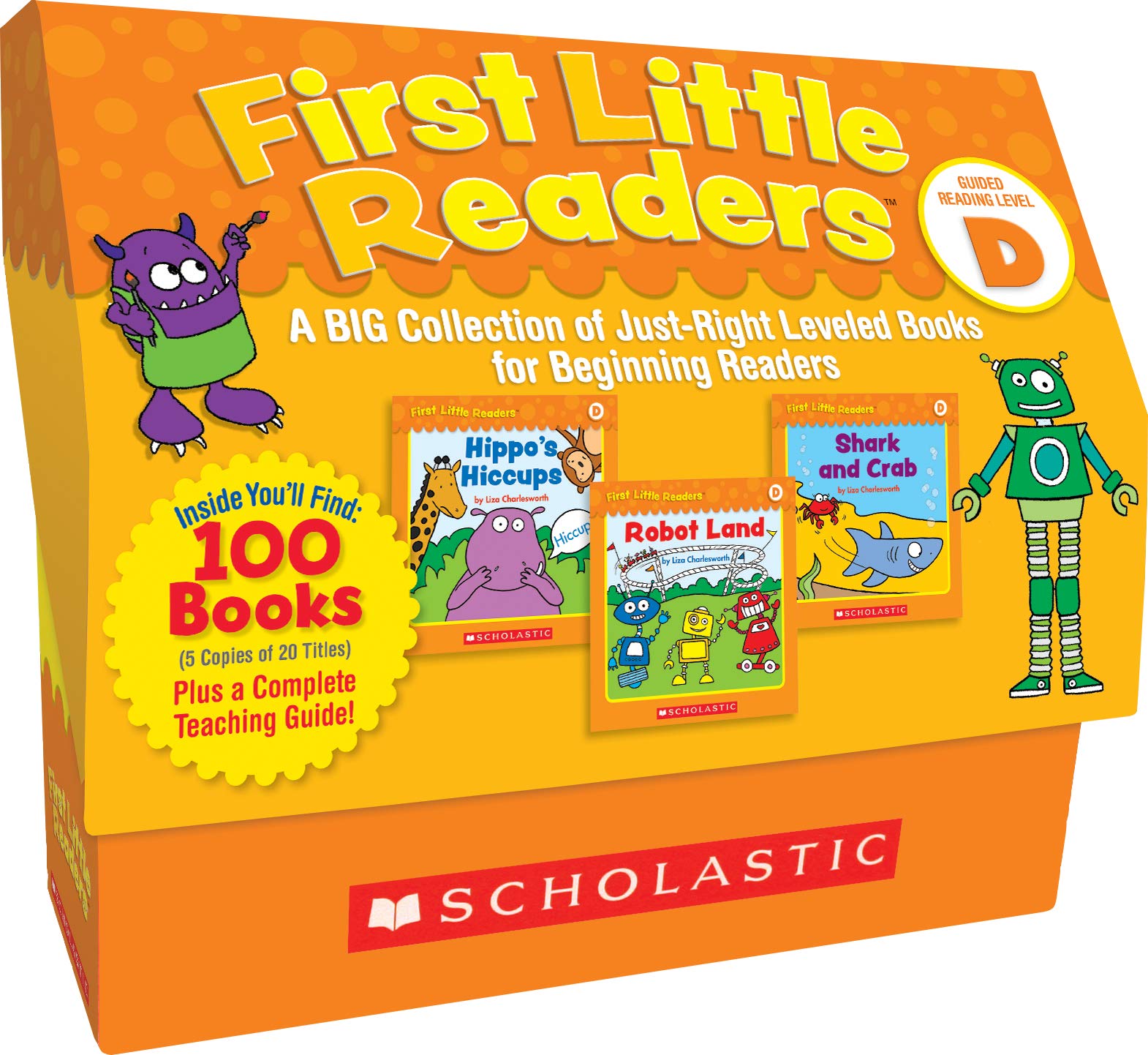 Scholastic First Little Readers, Set of 100 Books, Level D