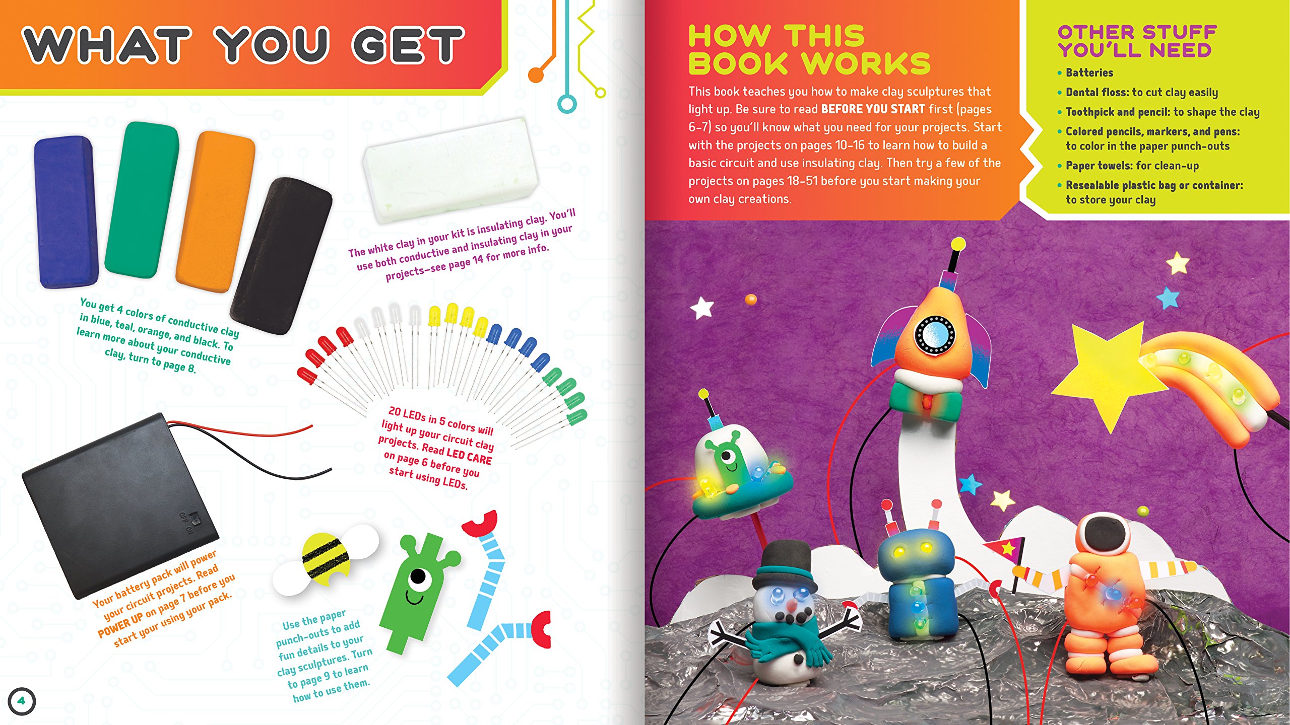 KLUTZ Circuit Clay Science/STEM Activity Kit