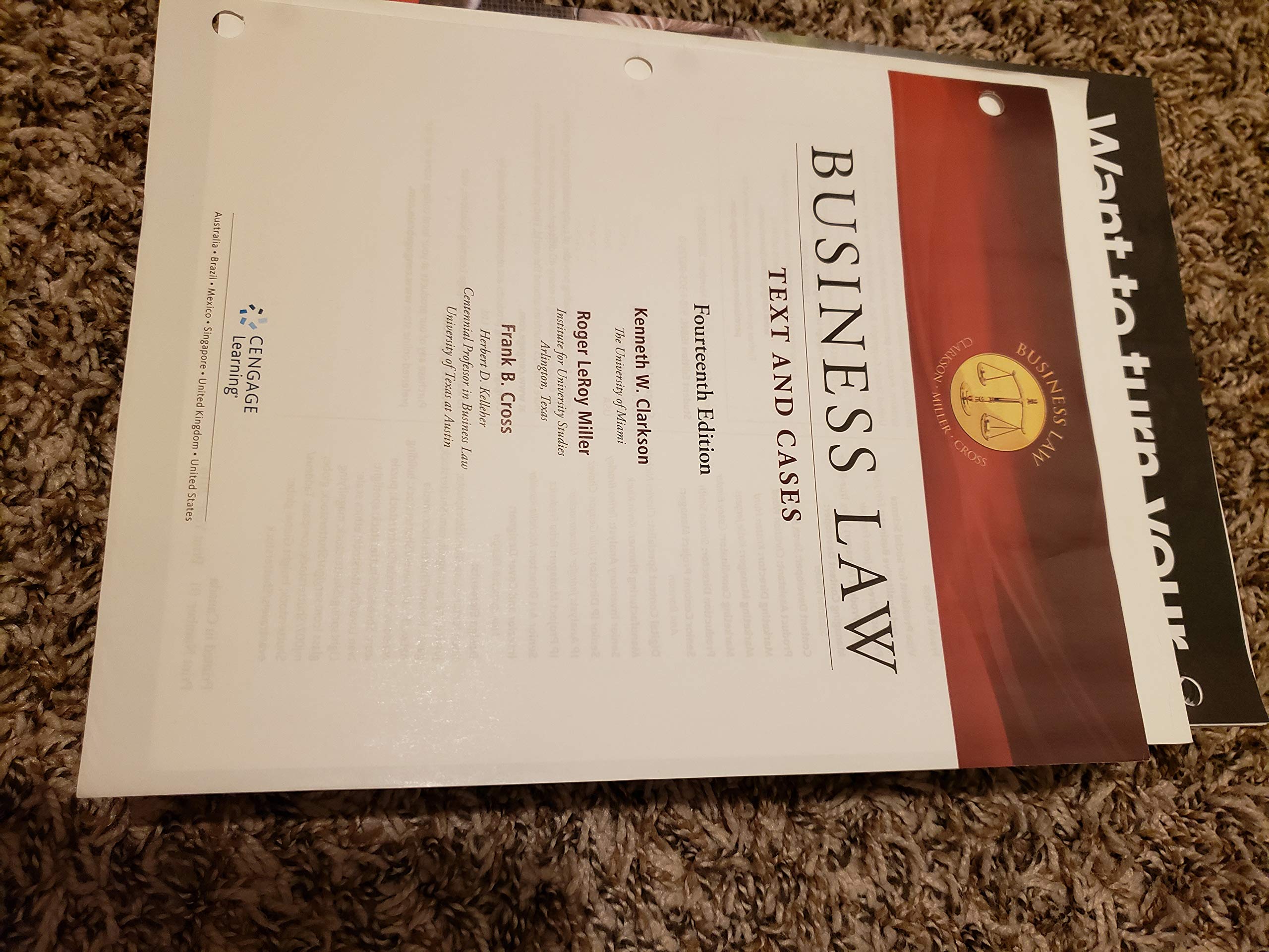 Business Law: Text and Cases