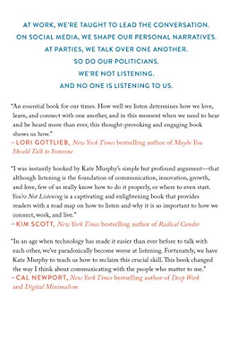 You're Not Listening: What You're Missing and Why It Matters