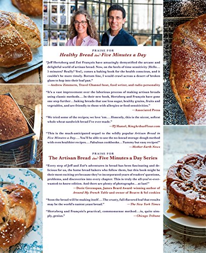 The New Healthy Bread in Five Minutes a Day: Revised and Updated with New Recipes