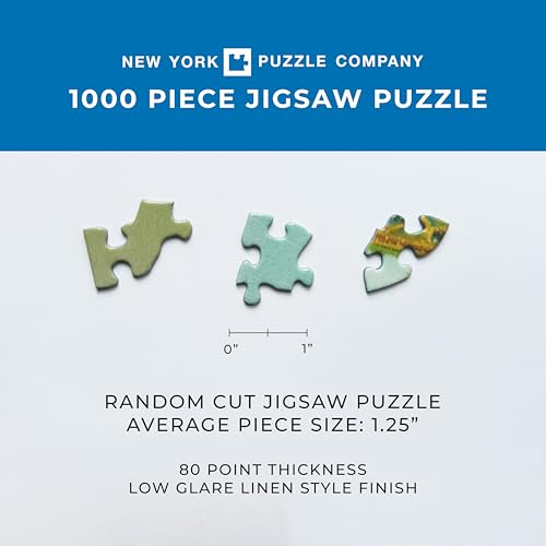 New York Puzzle Company - New Yorker Main Street - 1000 Piece Jigsaw Puzzle