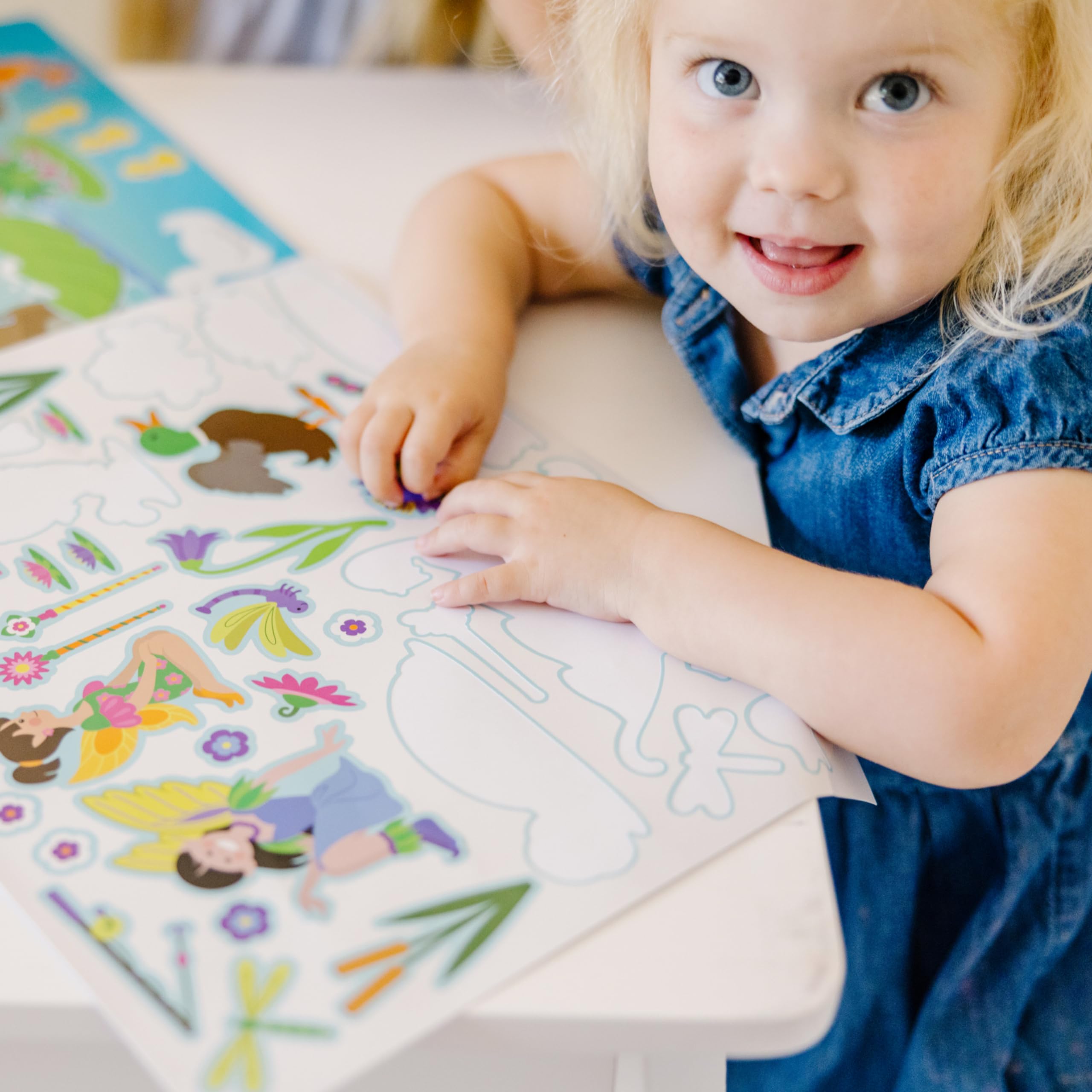 Melissa & Doug Reusable Sticker Pad: Fairies - 200+ Stickers