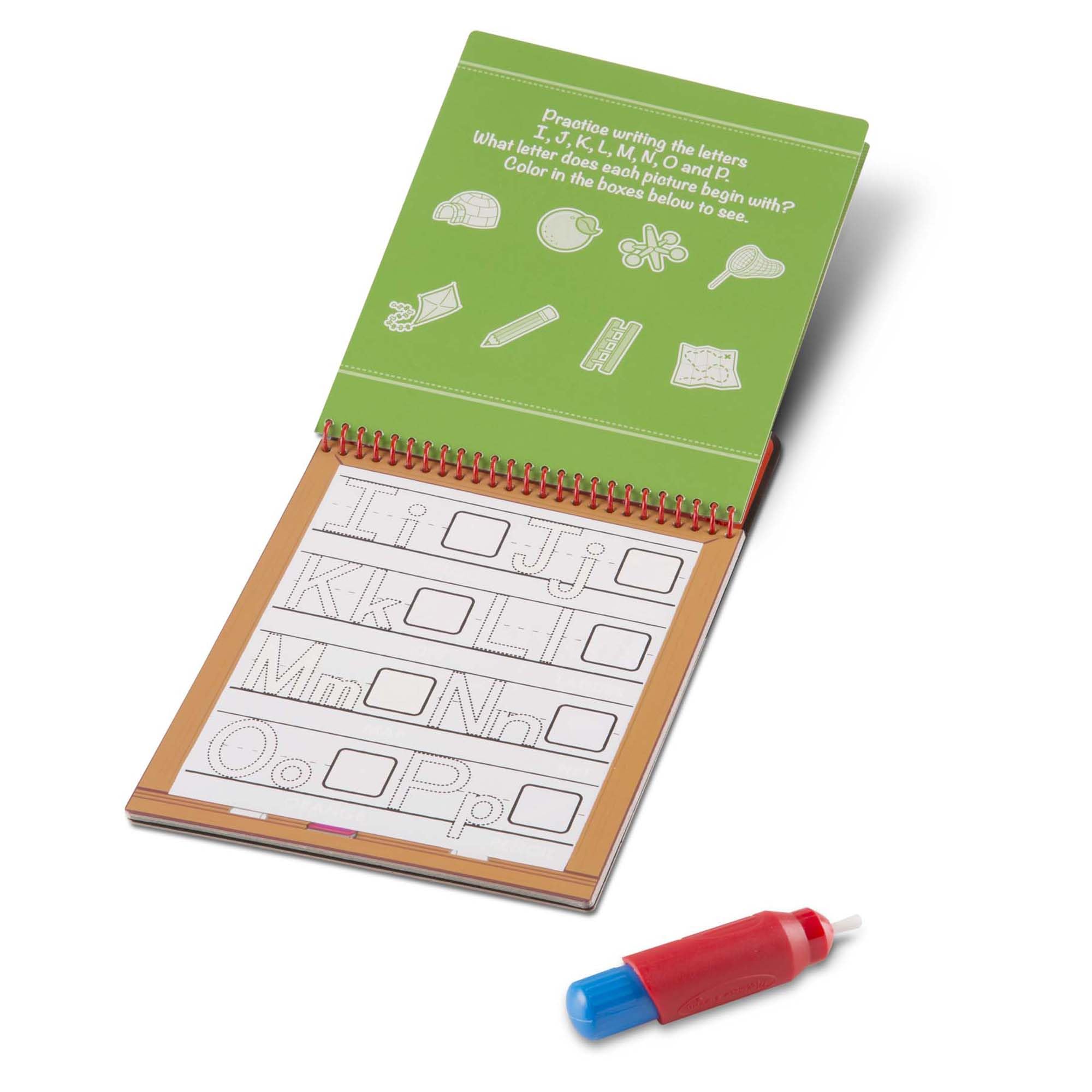 Melissa & Doug On the Go Water Wow! Reusable Water-Reveal Activity Pad - Alphabet - FSC Certified