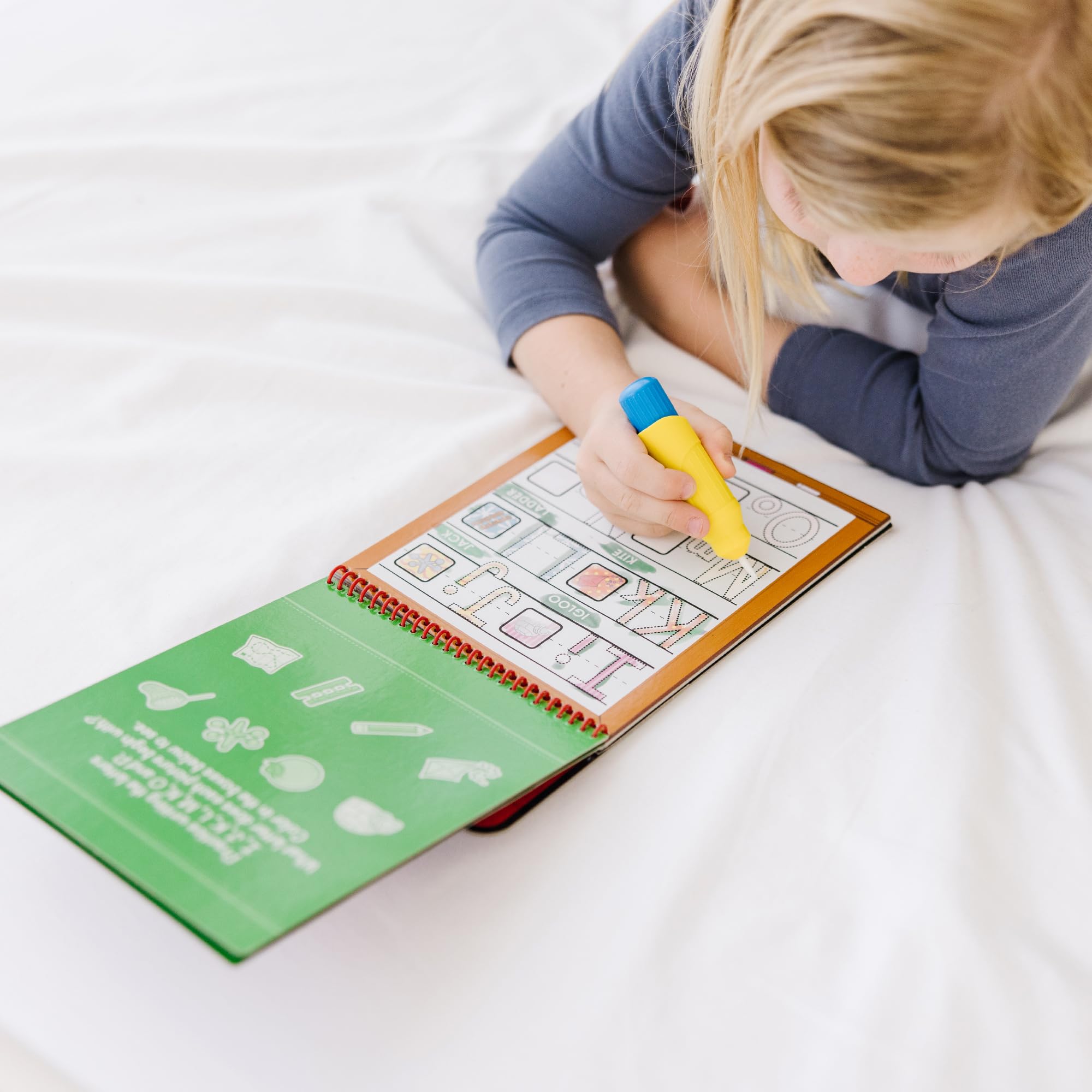 Melissa & Doug On the Go Water Wow! Reusable Water-Reveal Activity Pad - Alphabet - FSC Certified