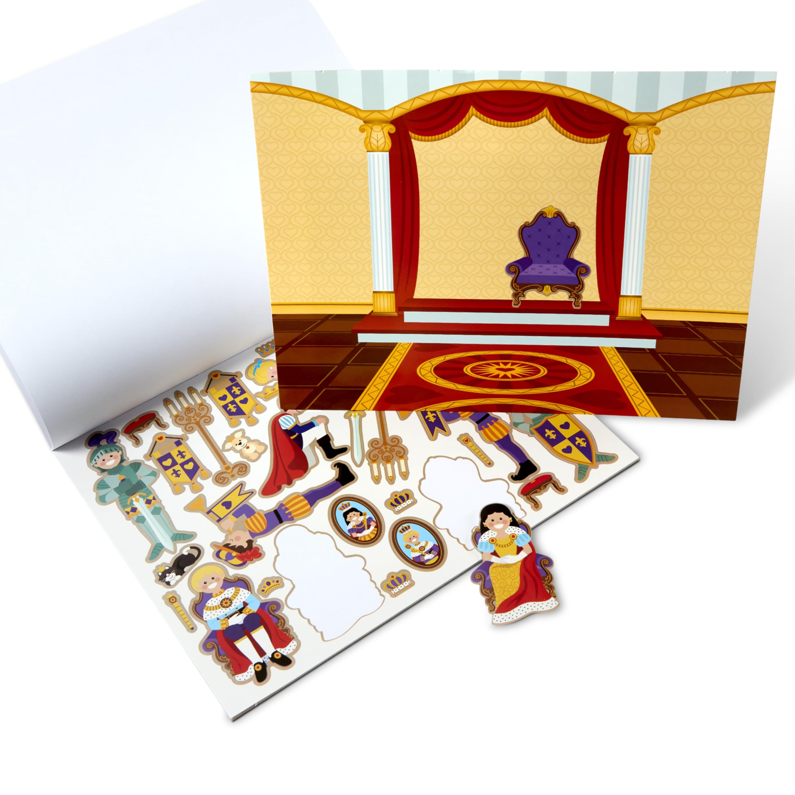 Melissa & Doug Reusable Sticker Pad: Princess Castle - 200+ Stickers And 5 Scenes