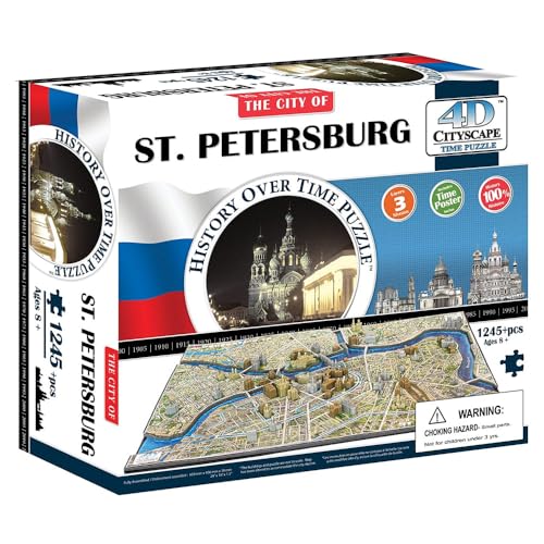 4D Cityscape St. Petersburg, Russia Puzzle