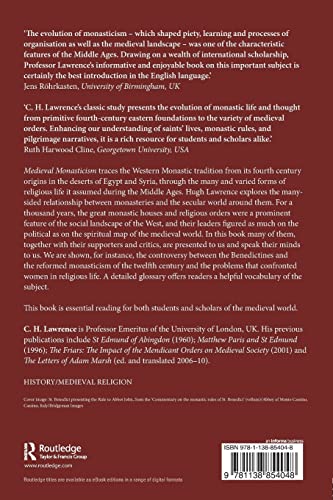 Medieval Monasticism: Forms of Religious Life in Western Europe in the Middle Ages (The Medieval World)