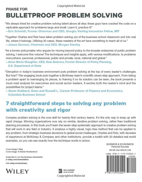 Bulletproof Problem Solving: The One Skill That Changes Everything