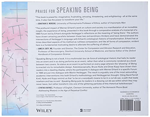 Speaking Being: Werner Erhard, Martin Heidegger, and a New Possibility of Being Human