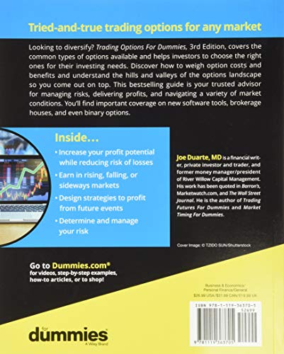 Trading Options for Dummies (for Dummies (Business & Personal Finance))