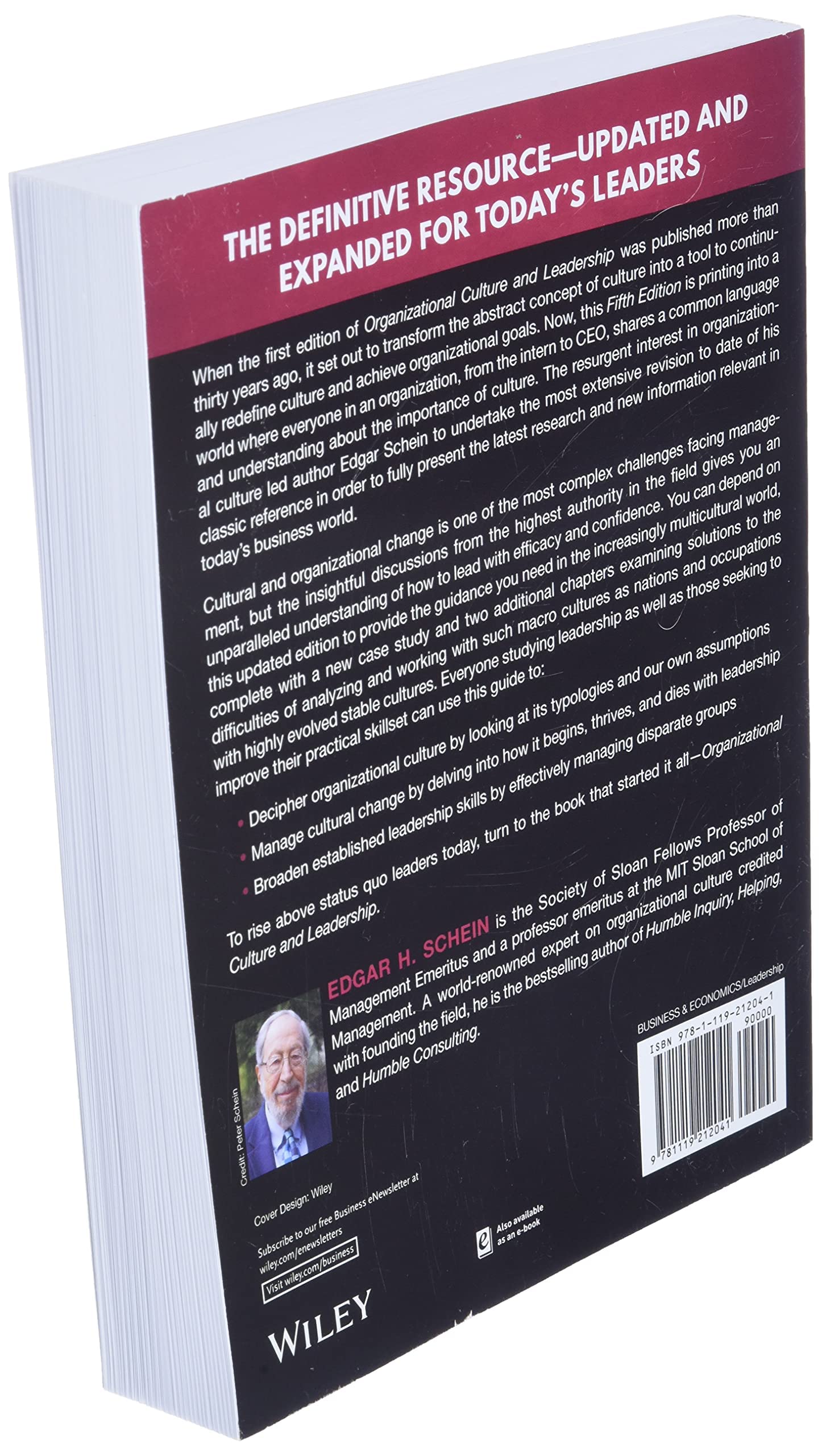 Organizational Culture and Leadership (The Jossey-Bass Business & Management Series)