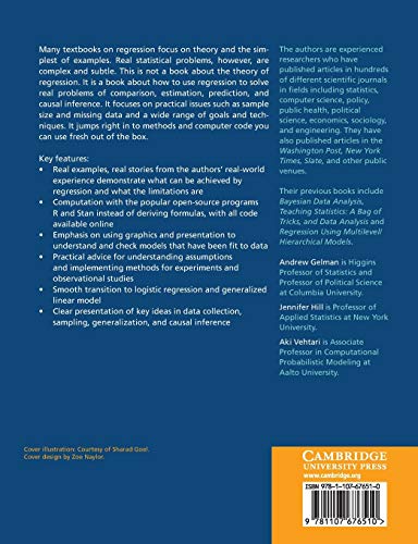 Regression and Other Stories (Analytical Methods for Social Research)