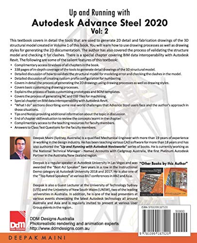 Up and Running with Autodesk Advance Steel 2020: Volume 2