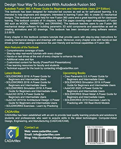 Autodesk Fusion 360: A Power Guide for Beginners and Intermediate Users (2nd Edition)