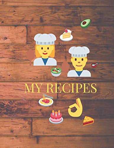 My Recipes: The XXL do-it-yourself cookbook to note down your 110 favorite recipes