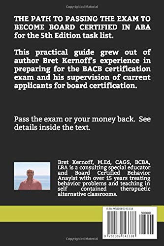 The Path to Passing the Exam to Become Board Certified in ABA: for the BACB's 5th Edition Task List