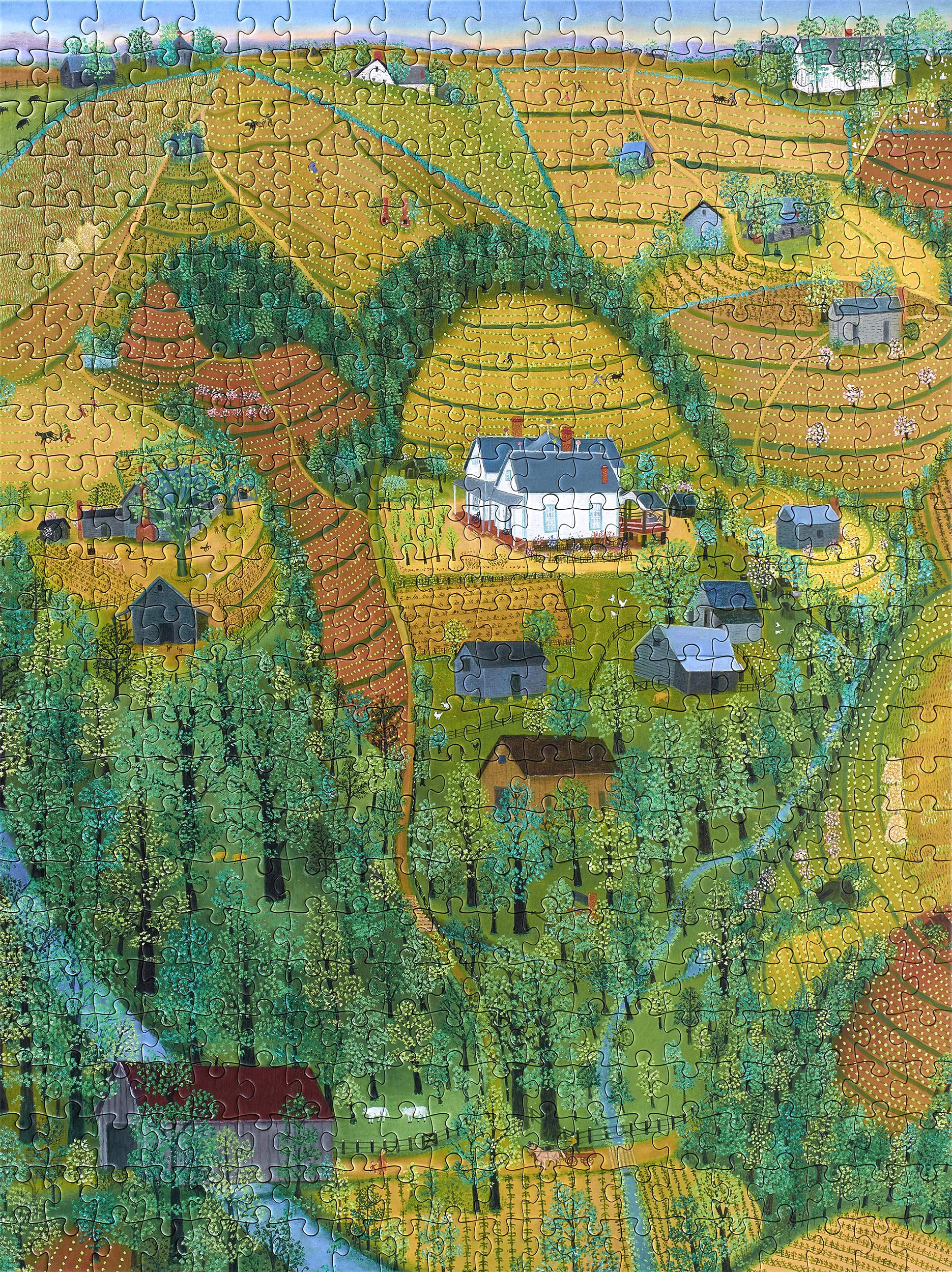 Mattie Lou O'Kelley: My Parents' Farm 500-Piece Jigsaw Puzzle (Pomegranate) 18" x 24"