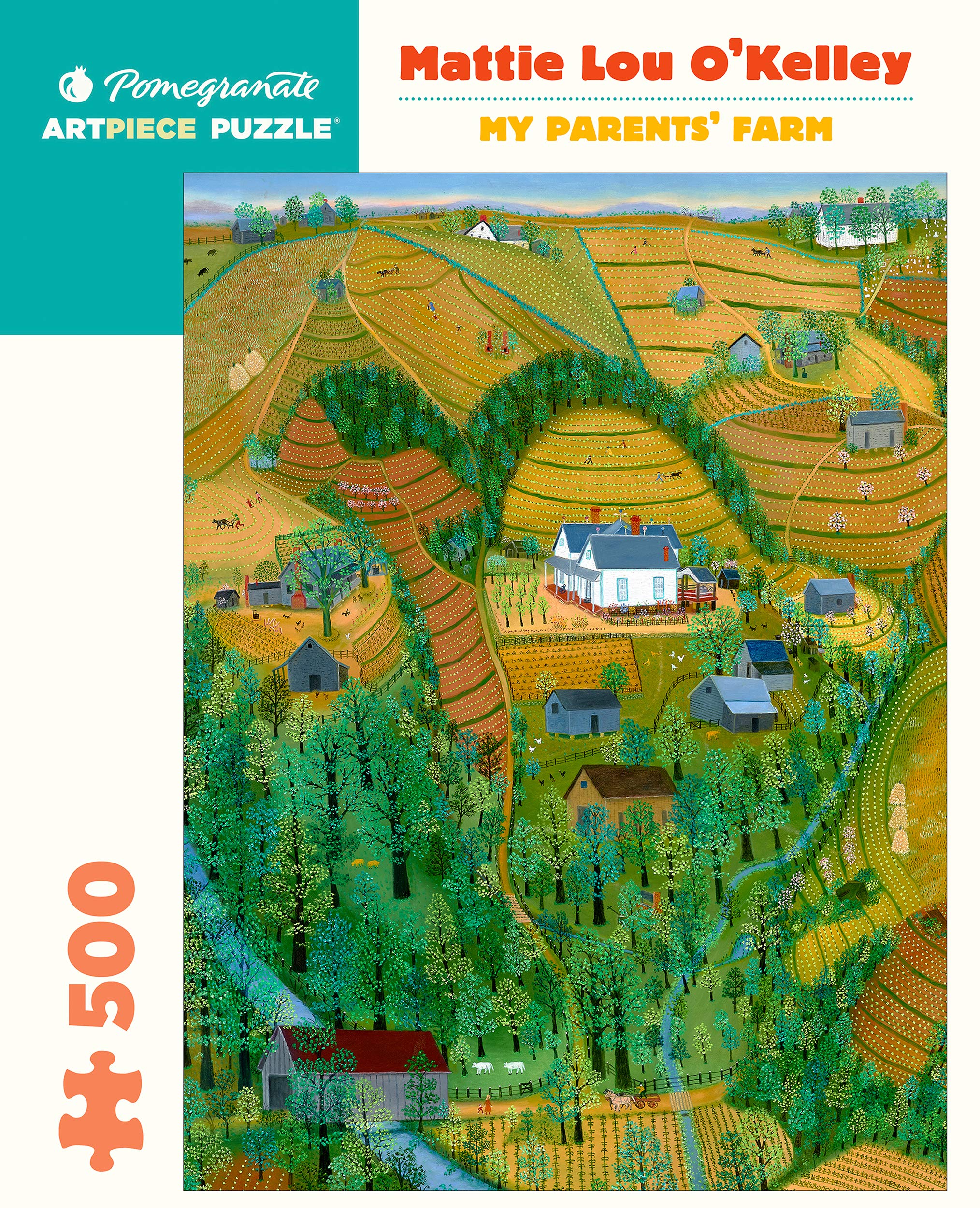 Mattie Lou O'Kelley: My Parents' Farm 500-Piece Jigsaw Puzzle (Pomegranate) 18" x 24"